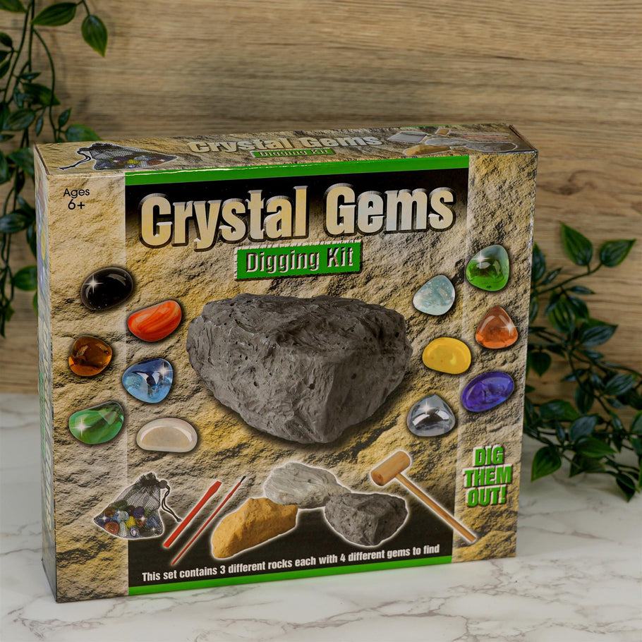Crystal Gems Digging Kit by The Magic Toy Shop - UKBuyZone – UKbuyzone