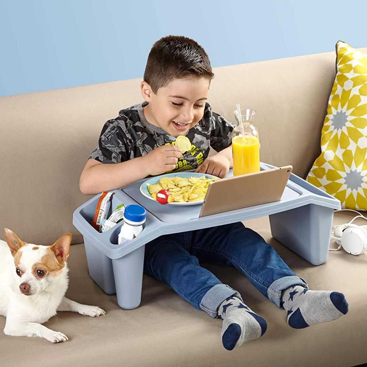 Bed Tray Table with Storage by Geezy At UKBuyZone UKbuyzone