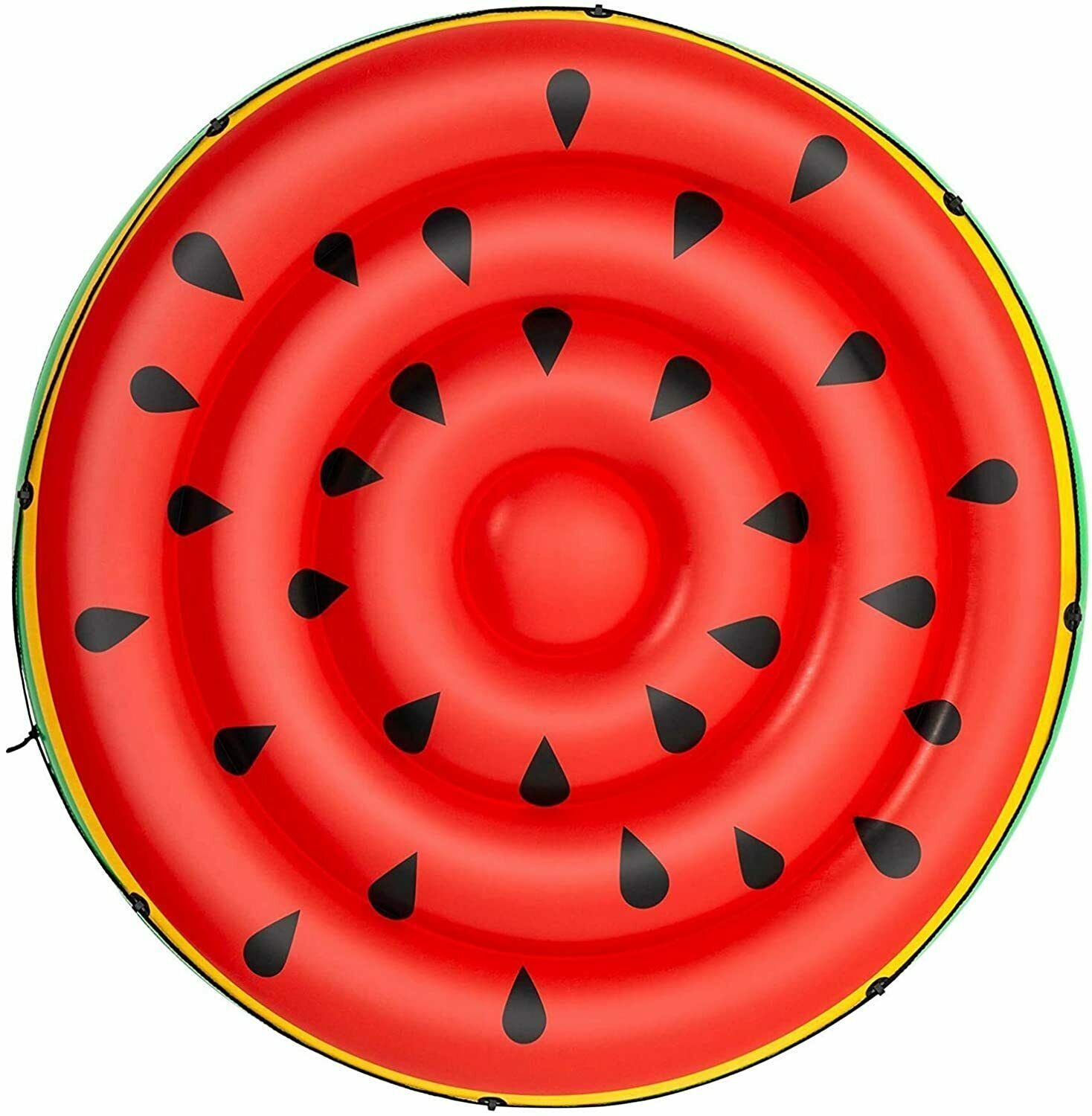 Watermelon Pool Float Inflatable Rubber - Red, Green - Pool Float ...