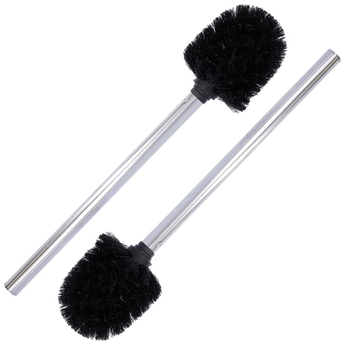 Toilet Brush Set of Two Stainless Steel Bristles for Effective Cleaning ...