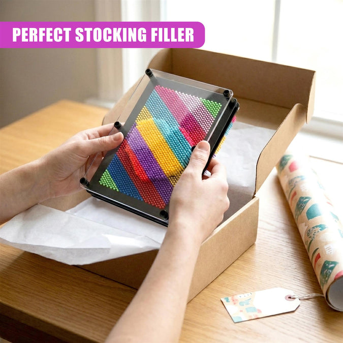 Rainbow 3D Plastic Pin Art - Toys And Games - 3D Plastic Pin Art ...
