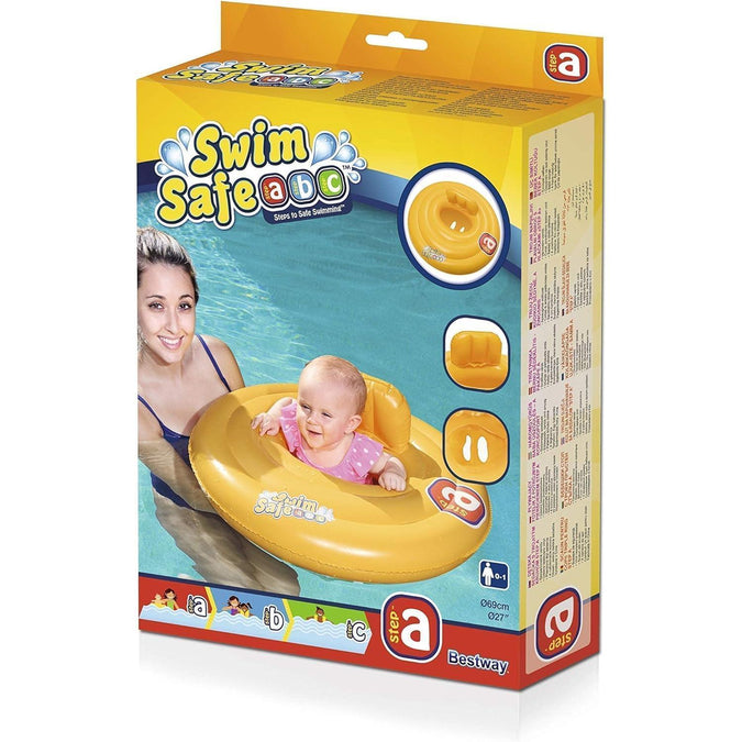 My Baby Float for 0-1 Year by Intex, Sturdy Vinyl Pool Safety Ring with ...