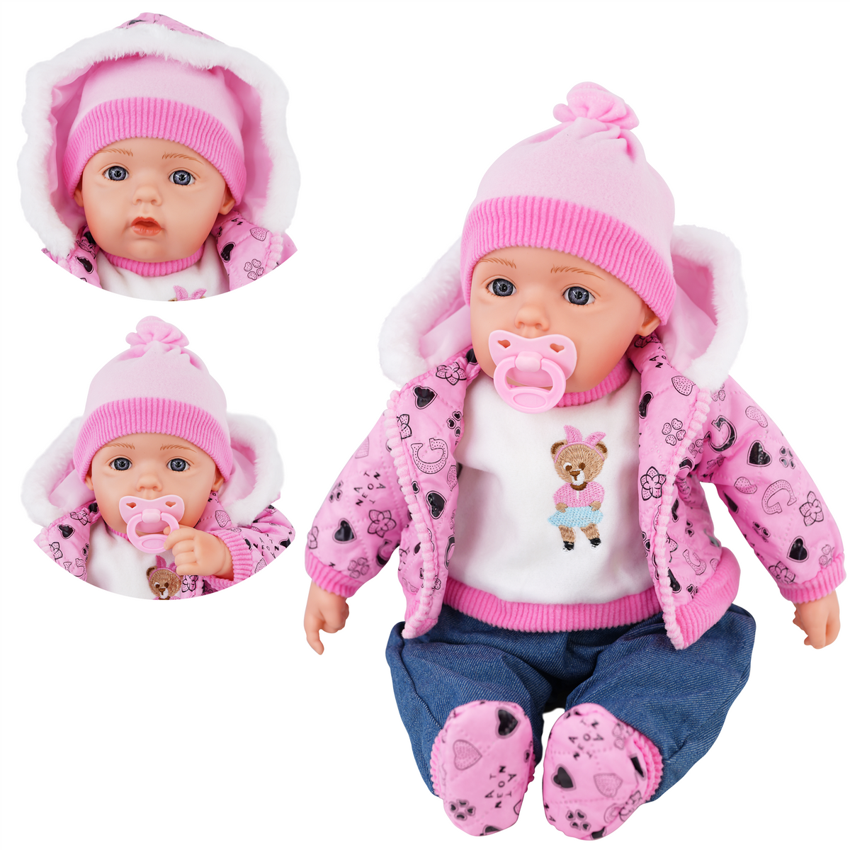 Lauren Wigglebottom Pinky Baby Doll with Luxury Outfits and Dummy for ...