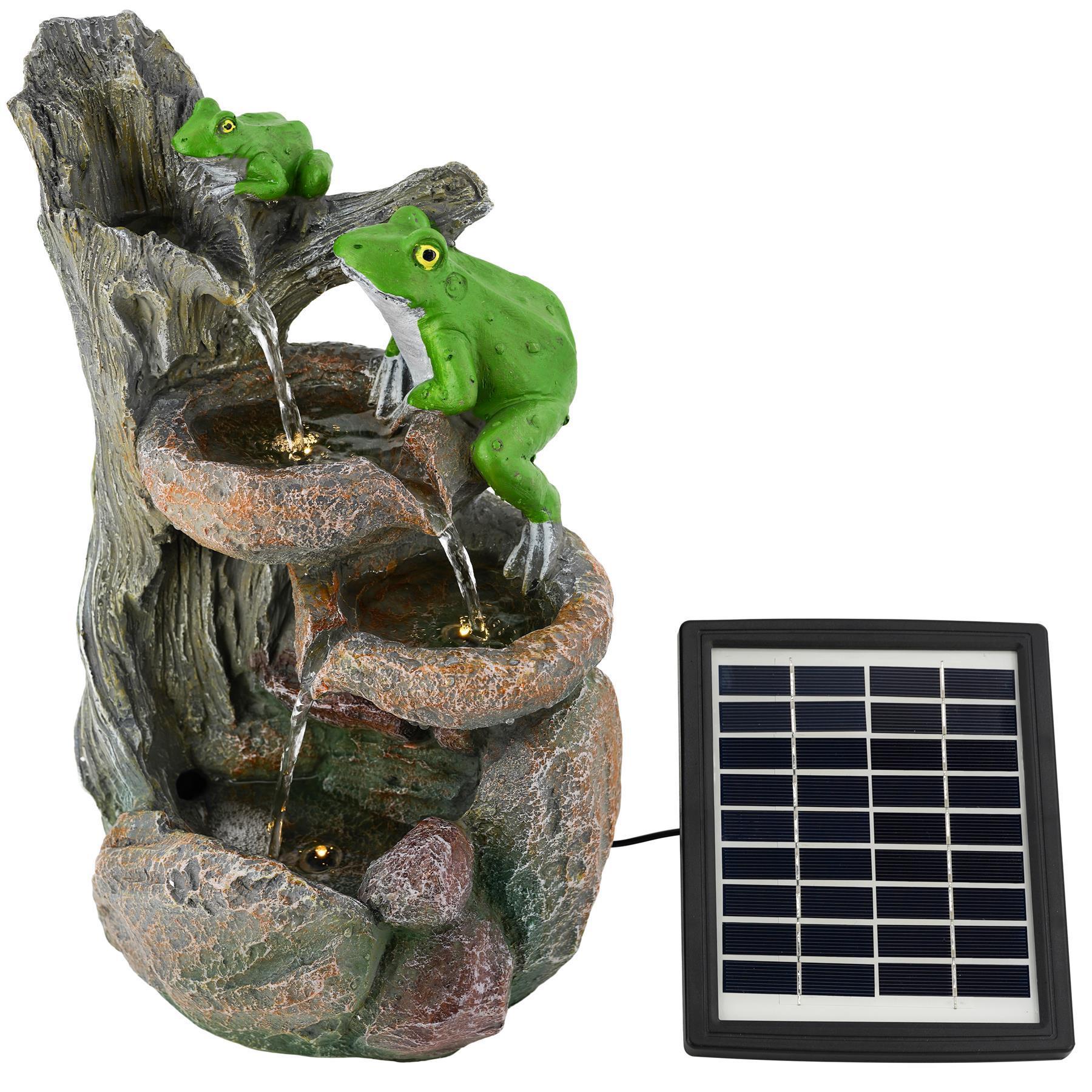 Solar Frog Fountain - Solar-Powered Fountain - Fountain - Durable ...