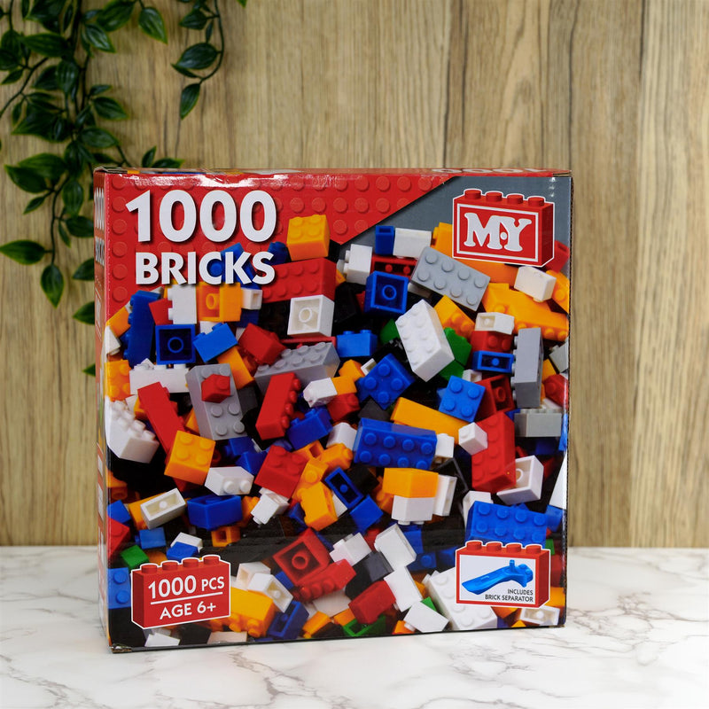 M.Y 1000 Building Bricks - Classic Bricks - Lego - Plastic - Mts