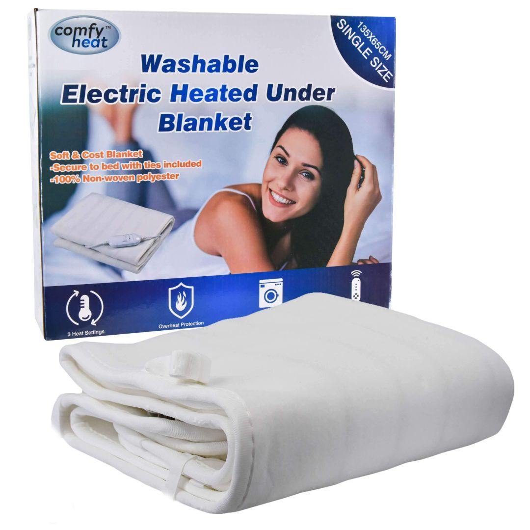 Electric Heated Blanket with Soft Polyester Material and Remote ...